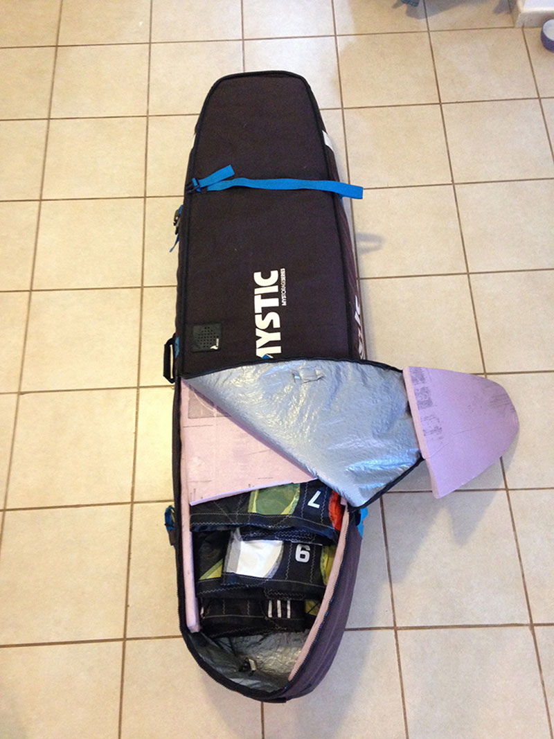 How To Make A Solid Travel Proof Board Bag - TheKiteMag